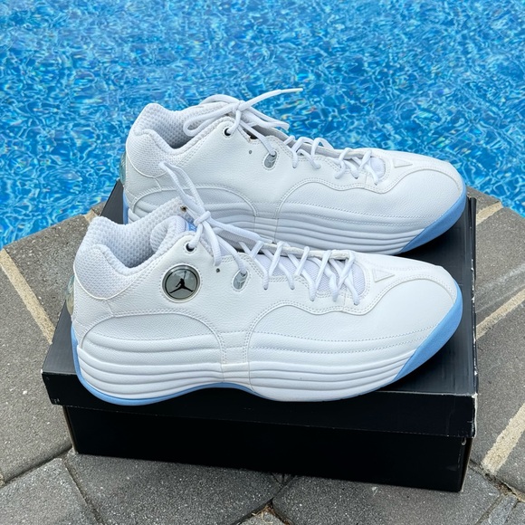 Jordan | Shoes | Jordan Jumpman Team White University Blue Mens Shoes ...
